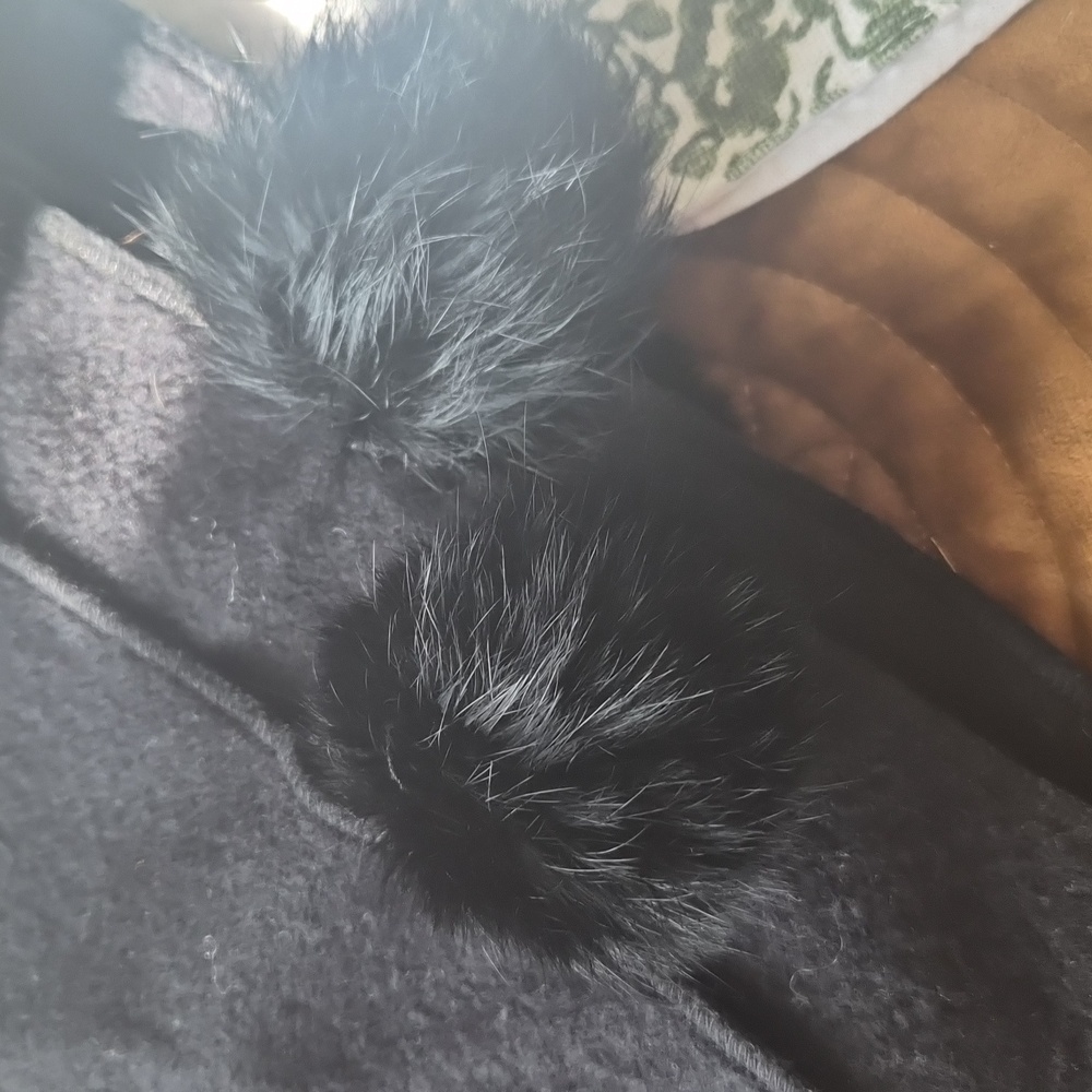 Accessories | Black Scarf With Pom Poms | Poshmark